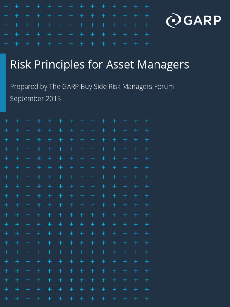 risk-principles-asset-managers | PDF | Risk | Risk Management