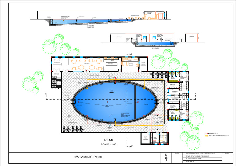 Swimming Pool Layout Plan Pune | PDF | Swimming Pool | Shower
