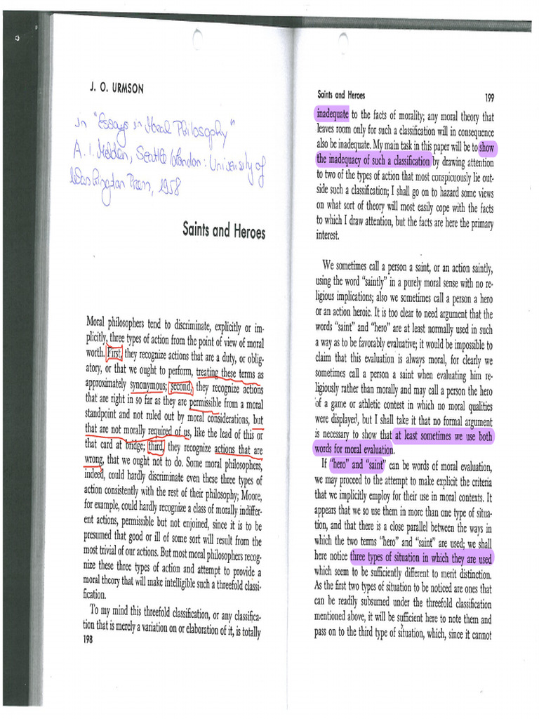 01 - Urmson - Saints and Heroes | PDF