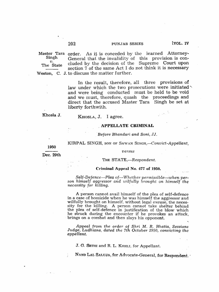 Criminal Appeal - 477 - 1950 | PDF | Murder | Acquittal