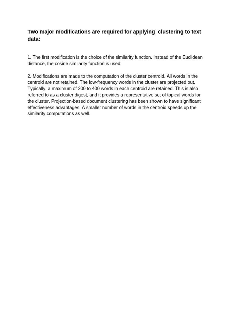 SACHIN - Text Mining - Clustering | PDF