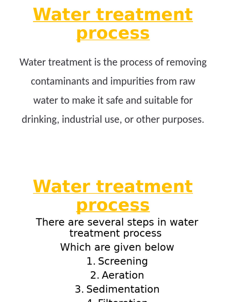 Water Treatment-WPS Office | PDF | Water Purification | Pollution