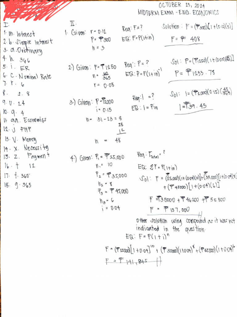 Midterm (Econ) Copy | PDF