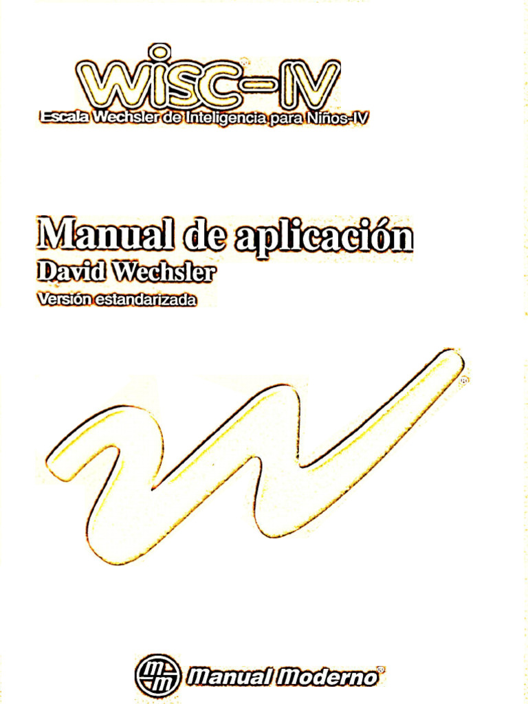 Wisc IV Manual de Aplicacion PDF REVISADO 2 | PDF