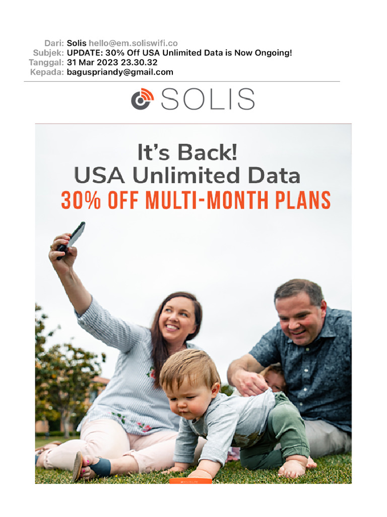UPDATE 30 Off USA Unlimited Data Is Now Ongoing! | PDF