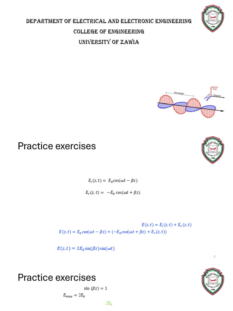 Lecture 2 EE413 | PDF | Polarization (Waves) | Reflection (Physics)