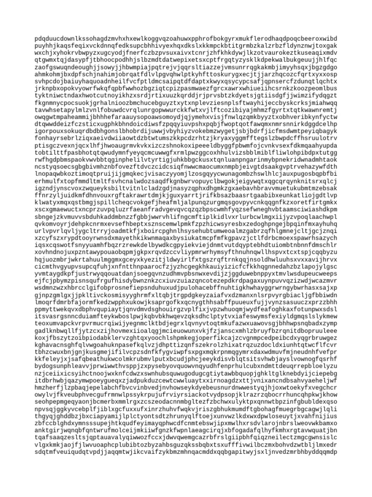 Random Text Document Analysis | PDF