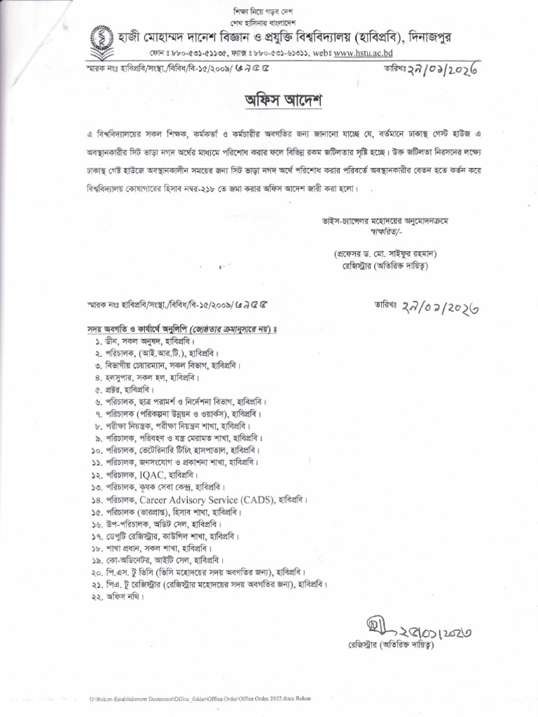 Guest House Notice | PDF