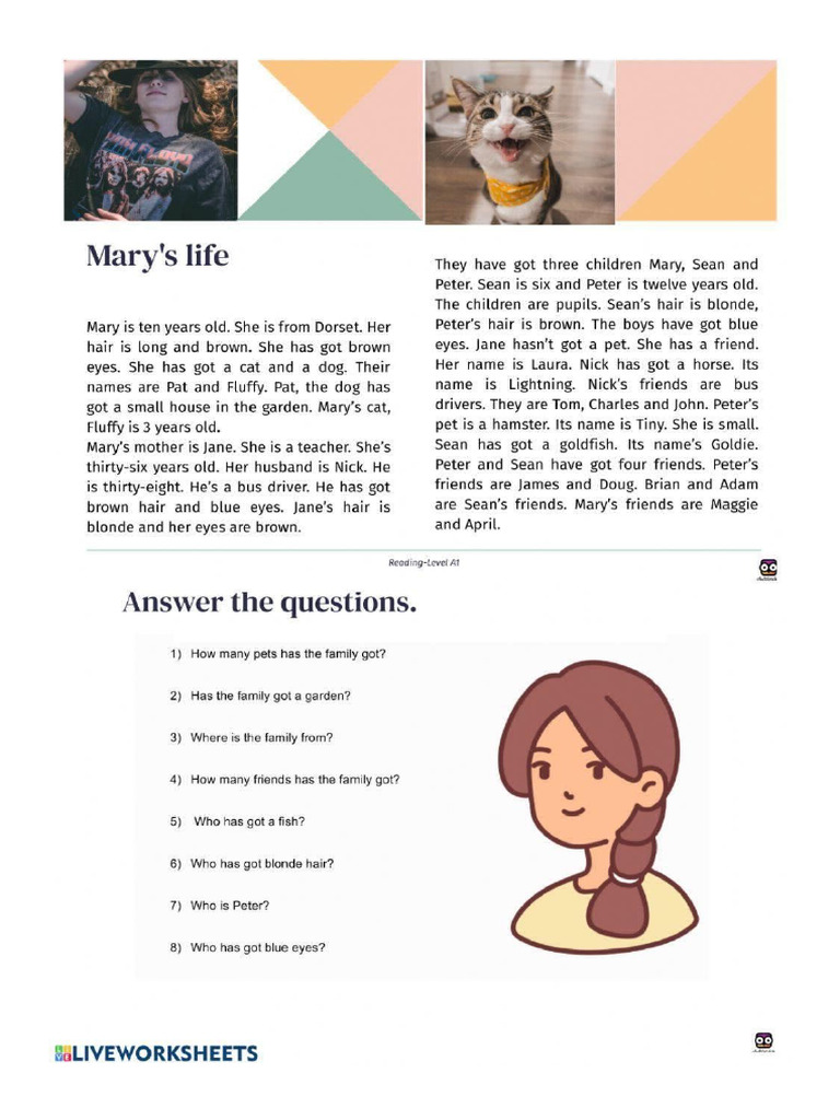 Writing Reading To Be To Have Got | PDF