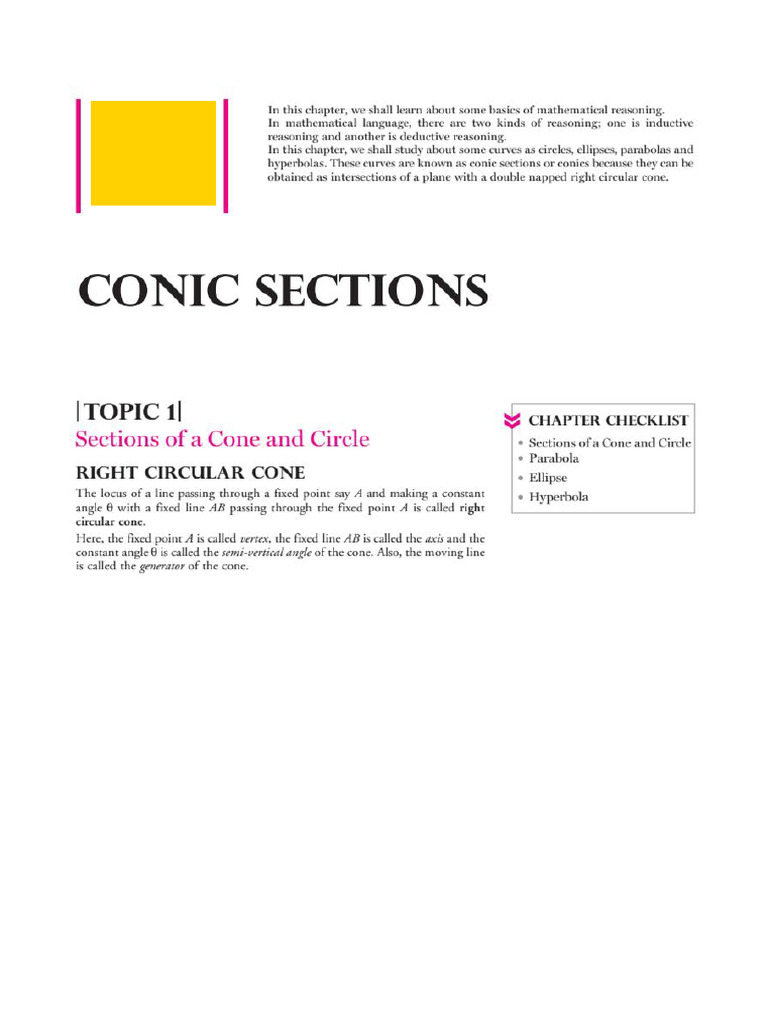 Conic Section - 11 | PDF