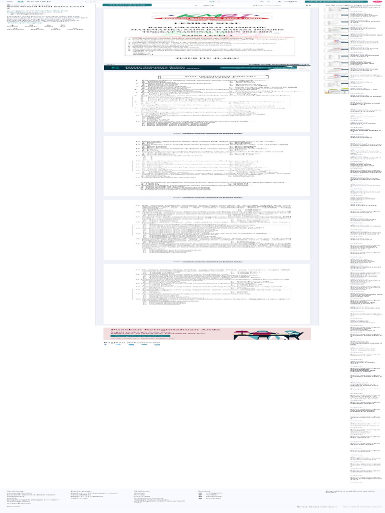 Soal Grand Final Sains Level 2 - PDF | PDF