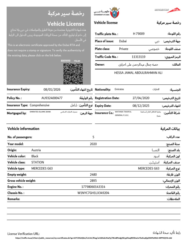 My Certificate | PDF | Transport | Vehicles