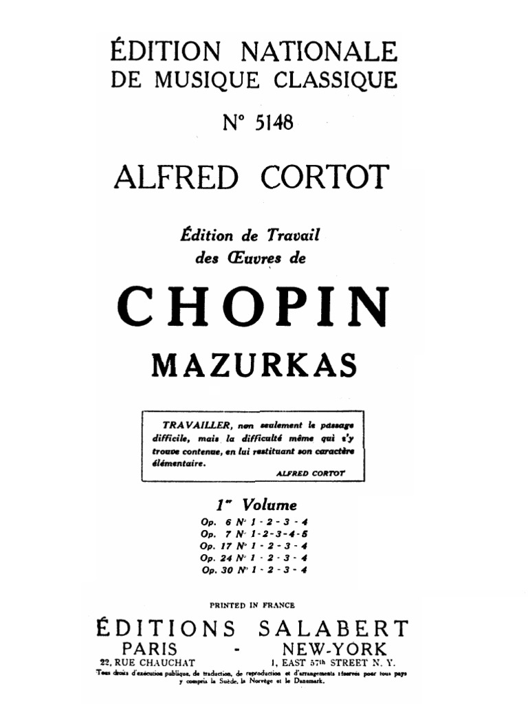 IMSLP368703-PMLP02286-Chopin - Opus 6 - Cortot French | PDF