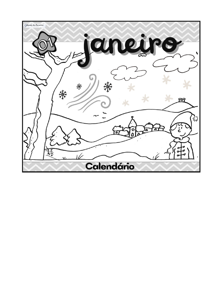 Calendário de Janeiro: Datas e Feriados | PDF