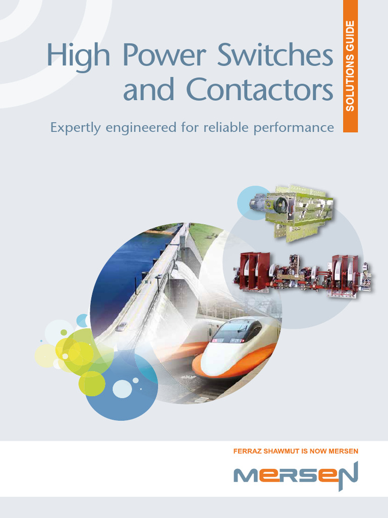 High Power Switches & Contactors Guide | PDF | Switch | Alternating Current