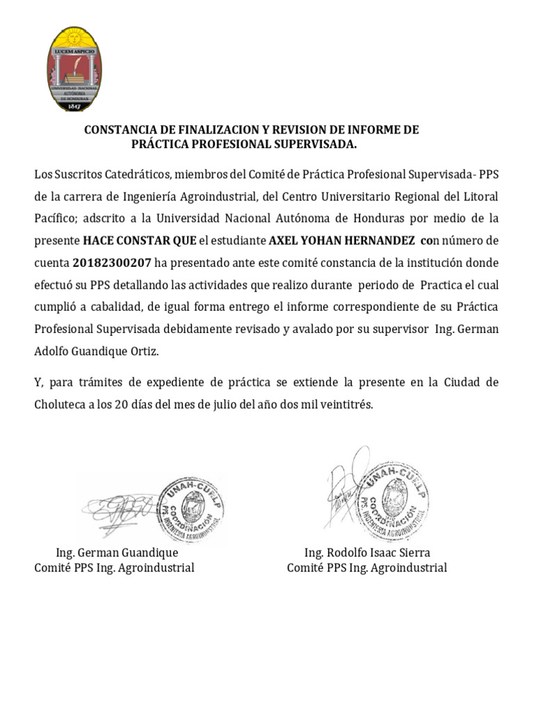 1CONSTANCIA Axel Johan | PDF