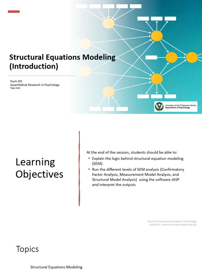Understanding Structural Equation Modeling | PDF | Structural Equation Modeling | Statistics
