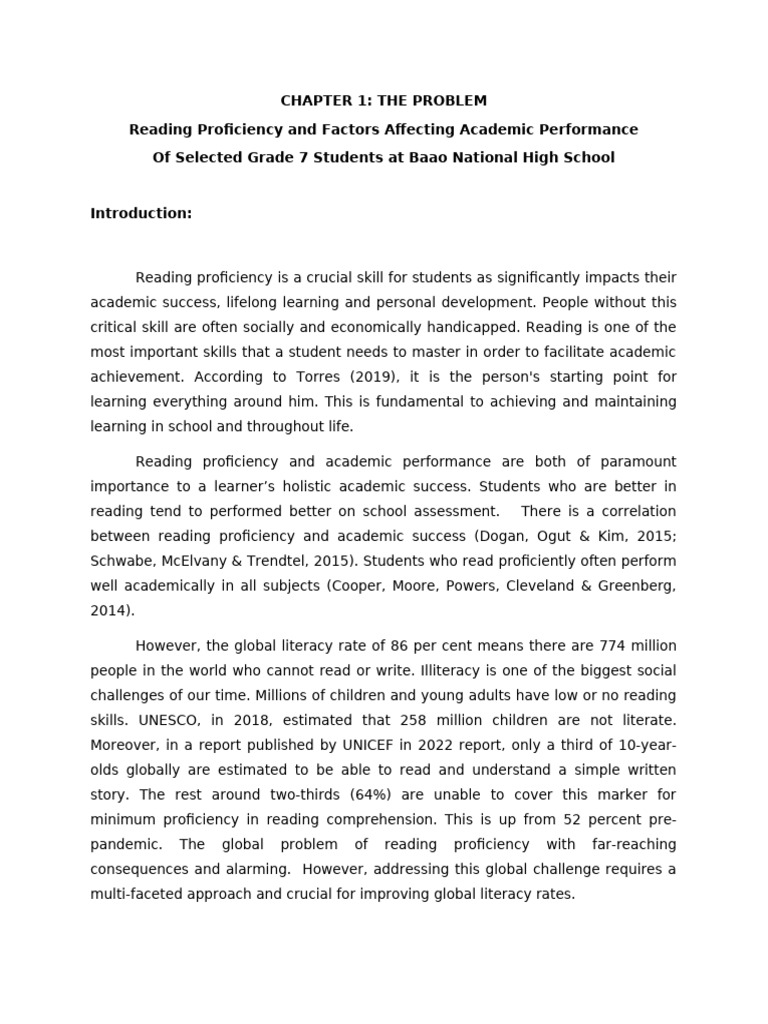 Grade 7 Reading Challenges | PDF | Literacy | Programme For ...