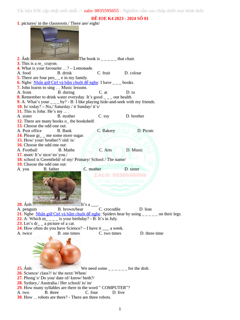 50 DE IOE K4 2023 -2024 | PDF