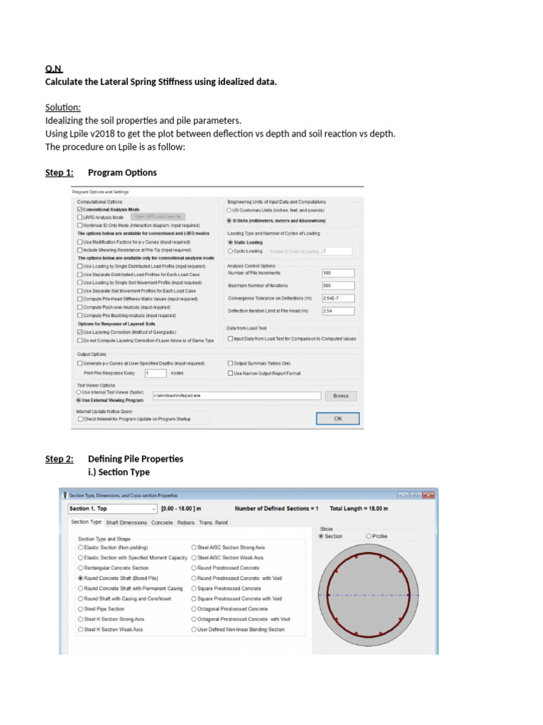 Lateral Spring Constant | PDF | Deep Foundation | Structural Engineering