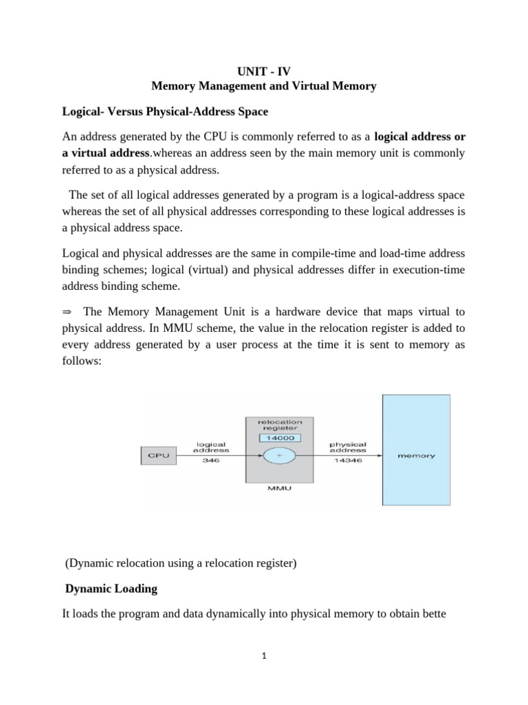 OS R22 2-2 UNIT-4 | PDF | Process (Computing) | Computer Data Storage