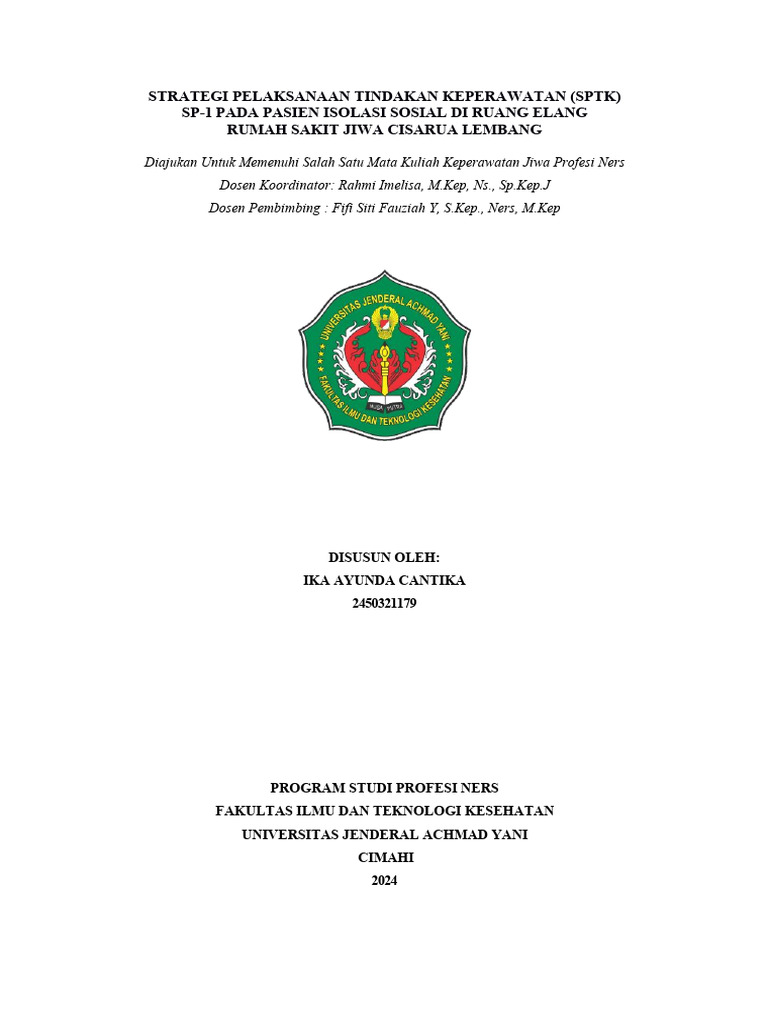 SPTK Isos - SP-1 - Jiwa | PDF