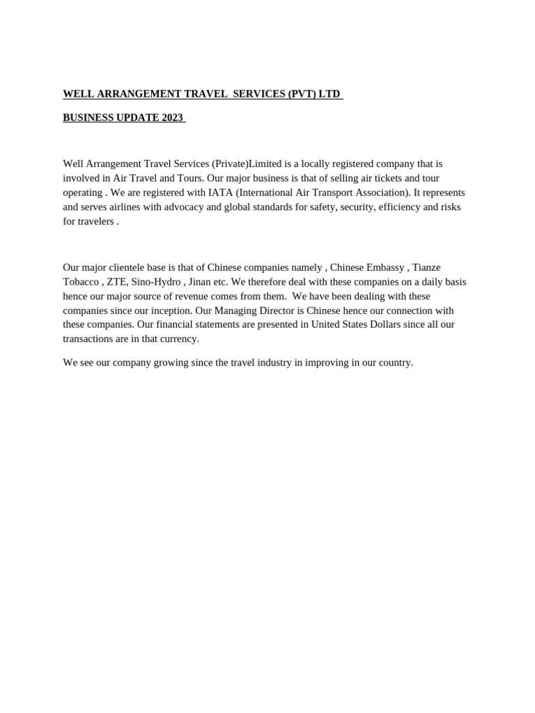Travel Letter Donny | PDF