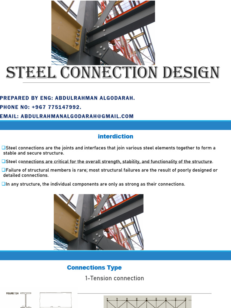 Design of Steel Connection | PDF | Screw | Strength Of Materials