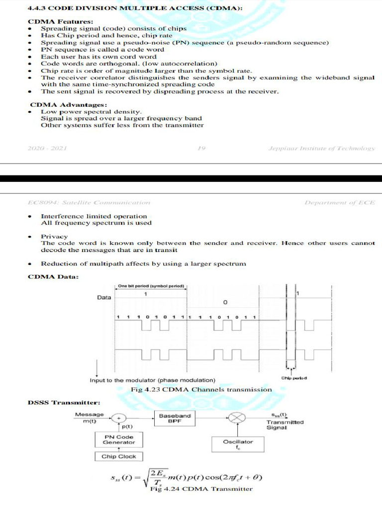 SA 4th Unit - CDMA | PDF