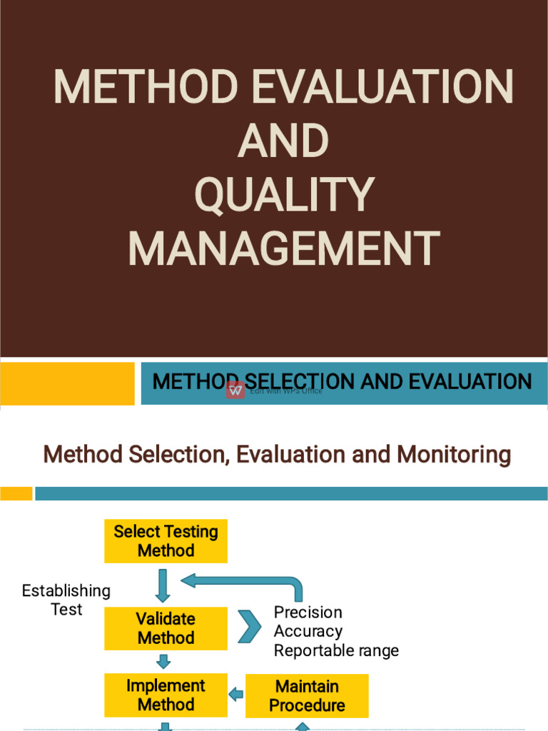 MLS105 Quality Management Part II | PDF | Accuracy And Precision | Detection Limit