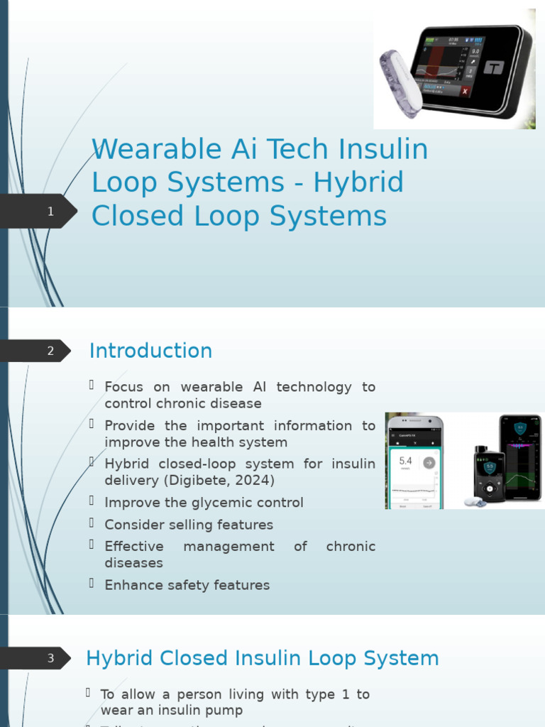 Hybrid Closed-Loop Insulin Systems | PDF | Diabetes Management ...