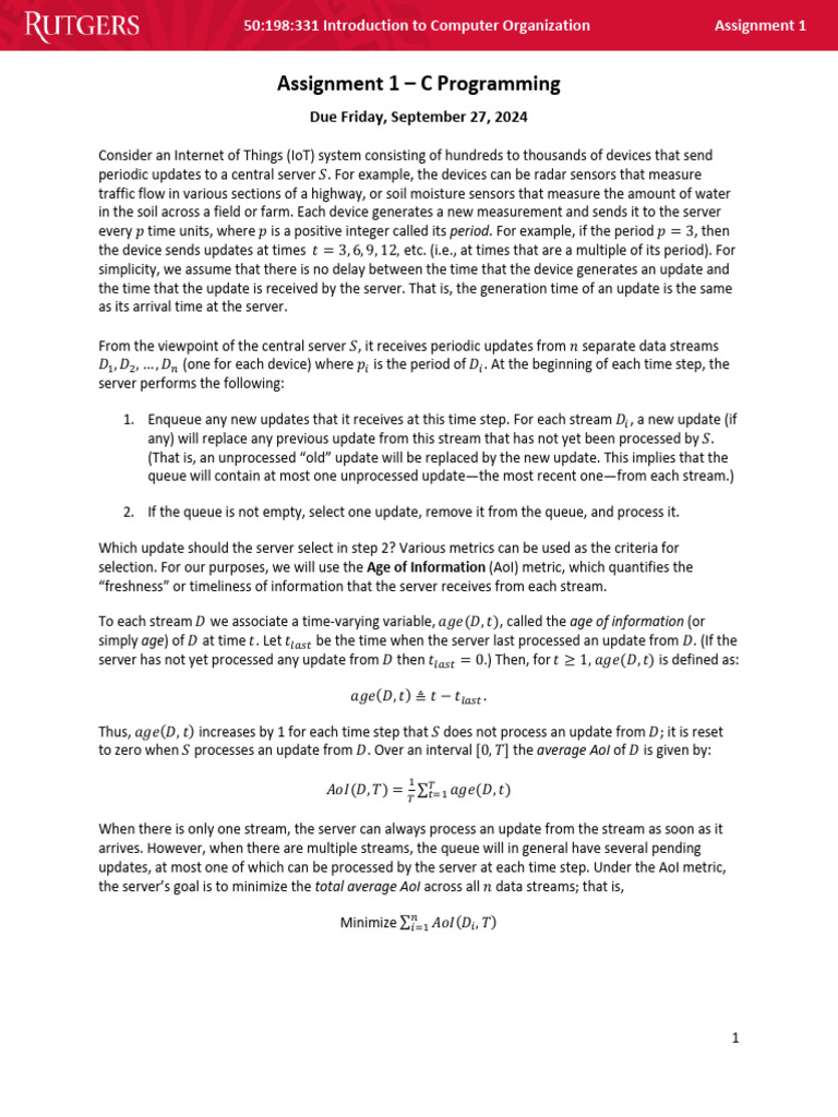 Assignment 1 | PDF | Queue (Abstract Data Type) | Software Engineering