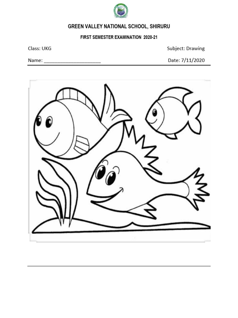 Ukg Drawing Exam 07-11-2020 | PDF