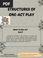 Understanding One-Act Plays | PDF | Play (Theatre) | The Arts