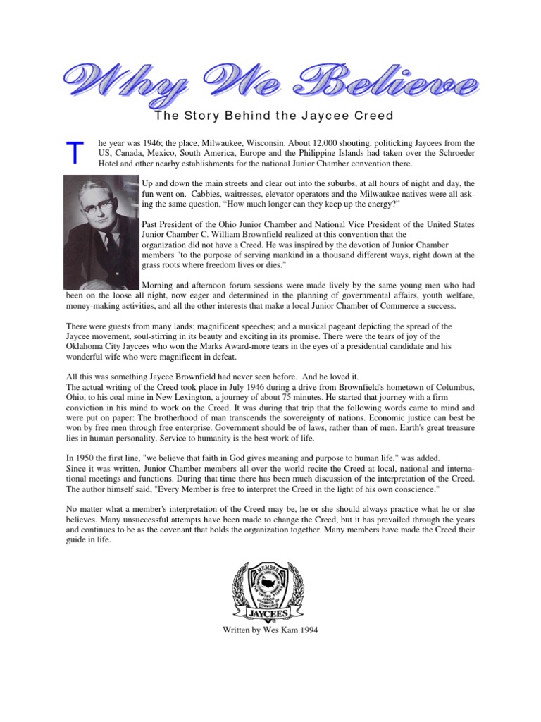 Creed-Why We Believe | PDF | Creed | God