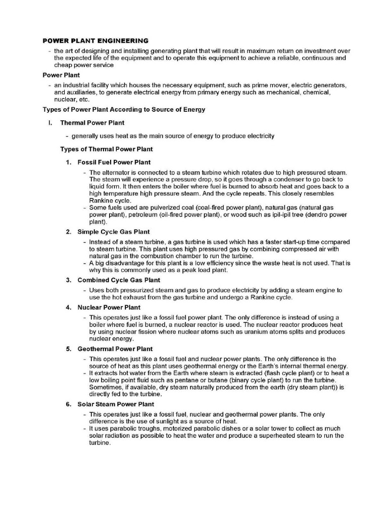 1 - Power Plant Done | PDF