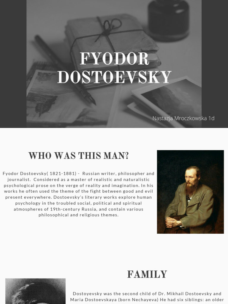 Fyodor Dostoevsky.pdf | PDF