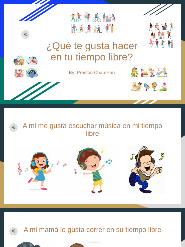 ¿Qué te gusta hacer en tu tiempo libre? 2 | PDF