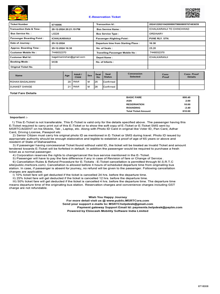 6716006 | PDF | Fare