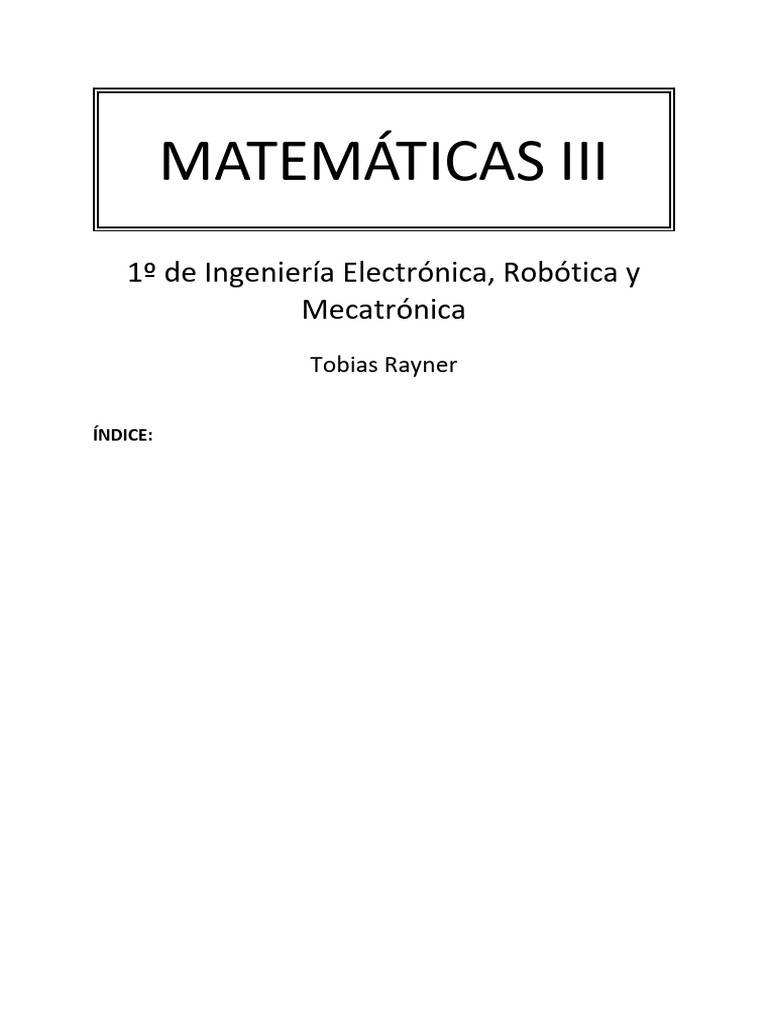 Matemáticas Iii | PDF | Degradado | Derivado