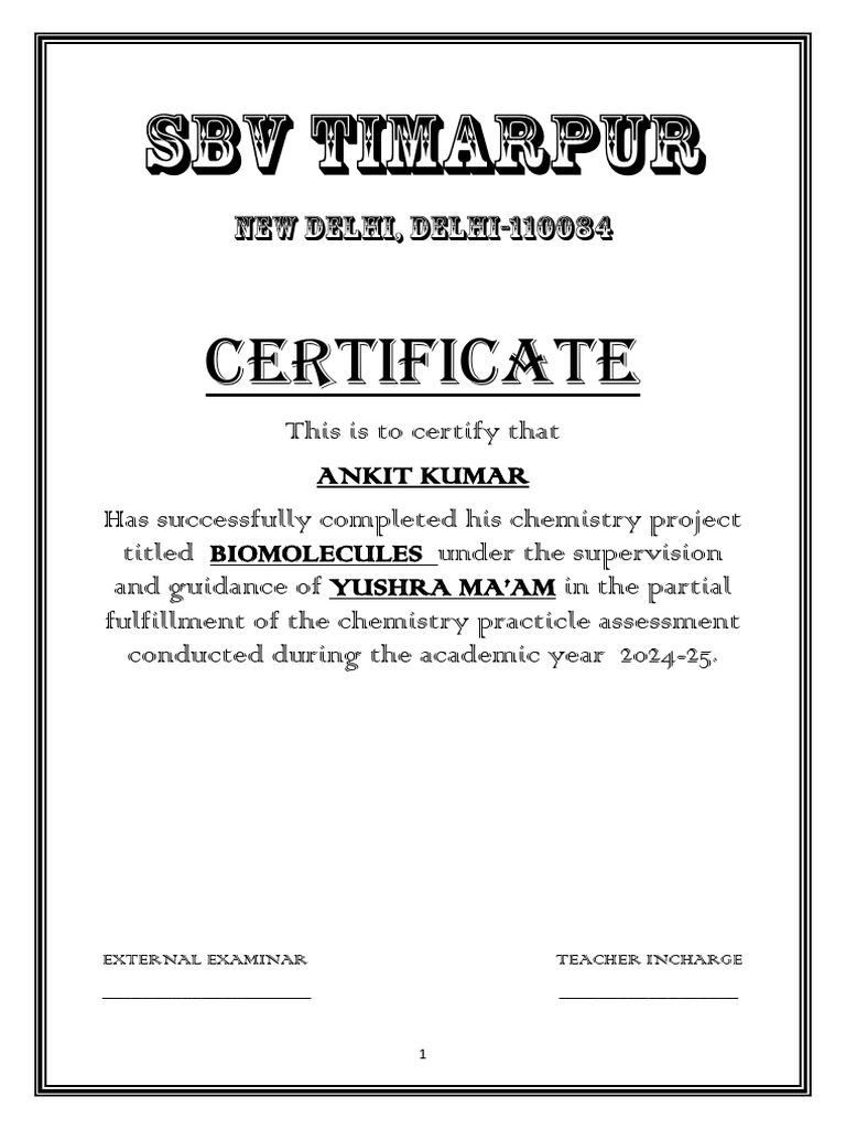 CHEMISTRY PROJECT ANKIT | PDF