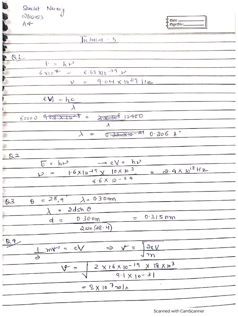 Sanchit Narang - Tut5 | PDF
