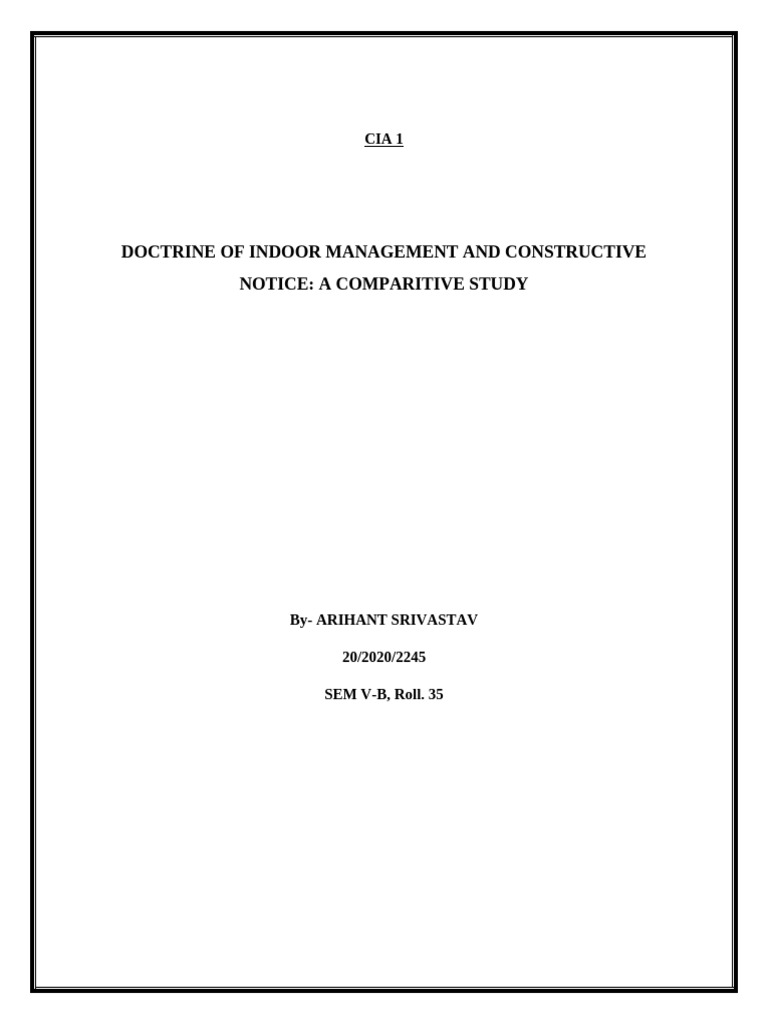 Arihant 35 V-B Corp Cia1 | PDF | Articles Of Association | Justice