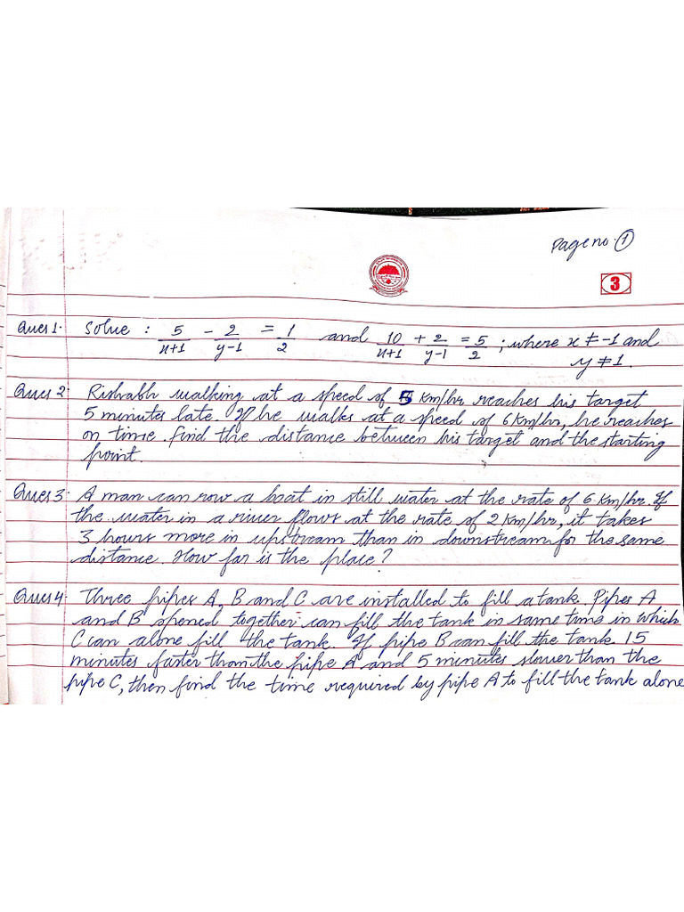 Practical Questions For Maths - Bcom | PDF