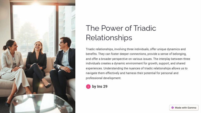The Power of Triadic Relationships | PDF