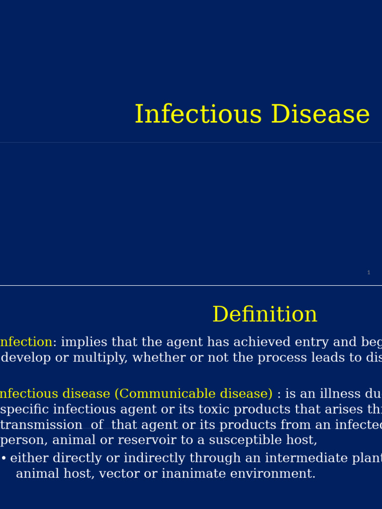 Infectious Disease Transmission Cycle | PDF | Infection | Public Health