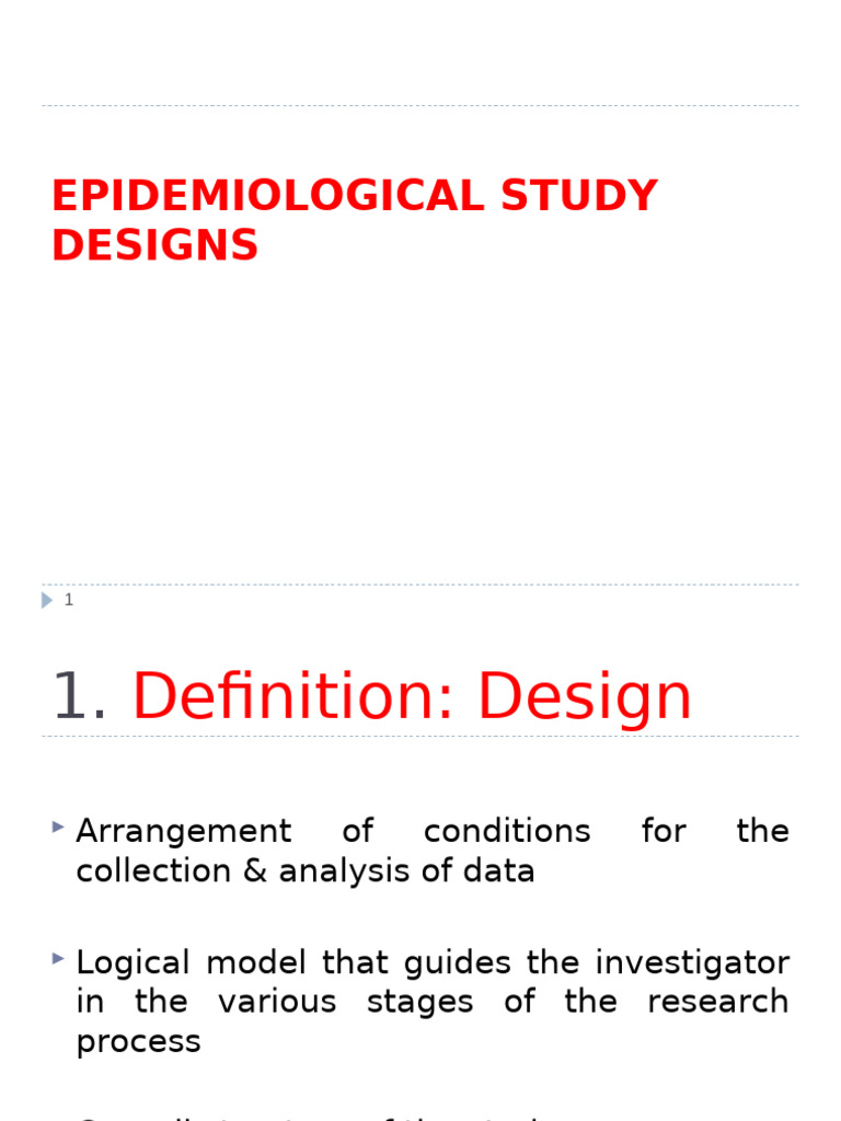 Ecological and Descriptive Study Designs | PDF | Epidemiology | Medicine