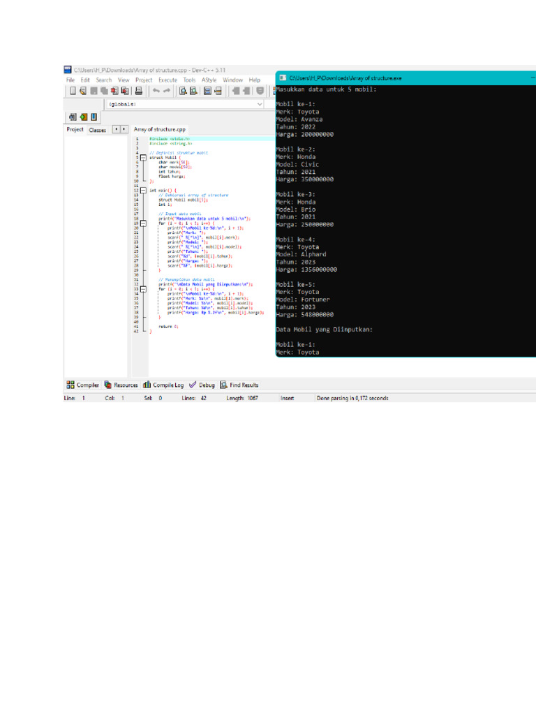 Array Of Structure Pdf