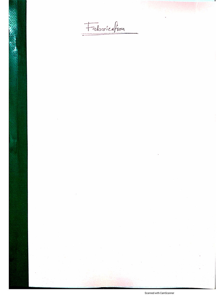 Chotha Fabrication | PDF