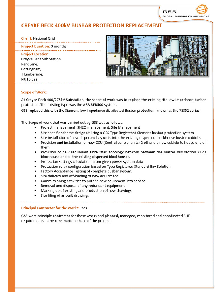 GSS Project Profiles Crekye Beck | PDF